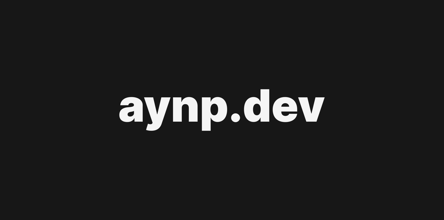 Aryan Pathania | aynp.dev